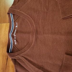 Sun+Stone | Shirts | Sunstone Thermal Waffle Long Sleeve Crew | Poshmark